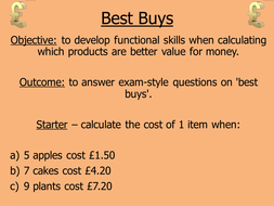 Best Buys | Teaching Resources