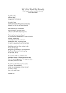 My Father Would Not Show Us by Ingrid de Kok: Relationship Poetry by ...