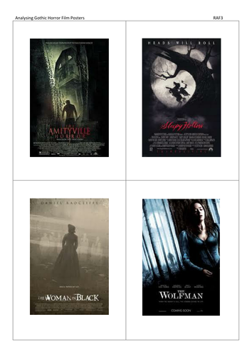 Gothic Horror Scheme of Work - 16 lessons with a fantastic prezi and ...