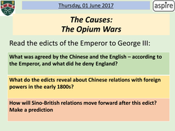 The First Opium War | Teaching Resources
