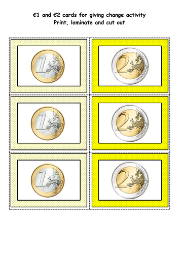 Money: Euros and Cents, Presentation, Lesson Plans, Worksheets ...