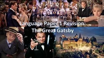Language Paper 1: The Great Gatsby | Teaching Resources
