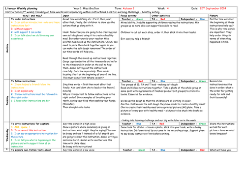 Autumn 1 - Year 1 new curriculum - ALL maths and literacy weekly plans ...
