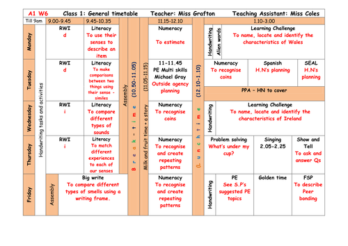Autumn 1 - Year 1 new curriculum - ALL maths and literacy weekly plans ...