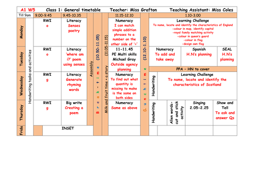 Autumn 1 - Year 1 new curriculum - ALL maths and literacy weekly plans ...