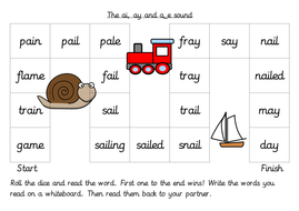 Alternative spelling patterns board games | Teaching Resources