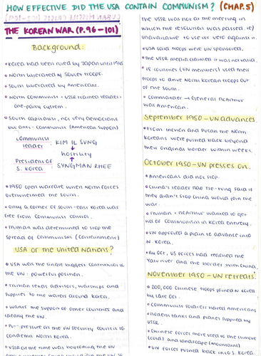 How effectively did the USA contain communism? NOTES | Teaching Resources