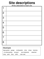Fieldwork; urban worksheets | Teaching Resources