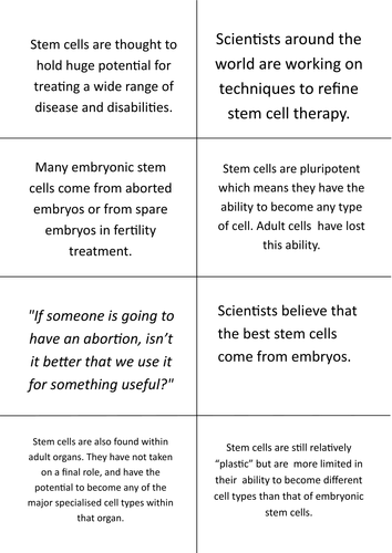 Lesson 4 Stem Cells AQA Trilogy GCSE (9-1) 4.1 Cell Biology | Teaching ...