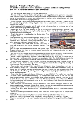 Complete New Spec GCSE English Language (Paper 1 and 2) Mock Exam ...