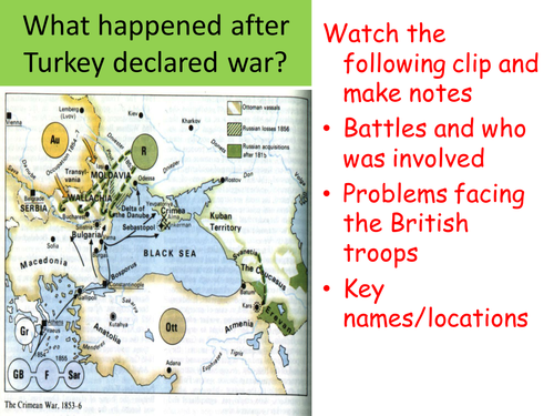 British Experience of Warfare Topic 3 The Crimean War | Teaching Resources