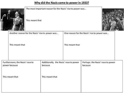 Nazi Germany: Why did Hitler and the Nazis come/ rise to power in 1933 ...