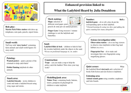 What the Ladybird Heard - EYFS enhanced provision map | Teaching Resources