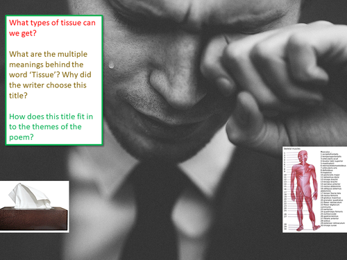 Tissue Imtiaz Dharker | Teaching Resources