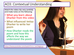 Tissue Imtiaz Dharker | Teaching Resources
