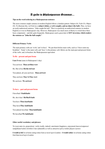 Shakespeare Week: KS2 or 3 activity: Elizabethan lady's letter about ...