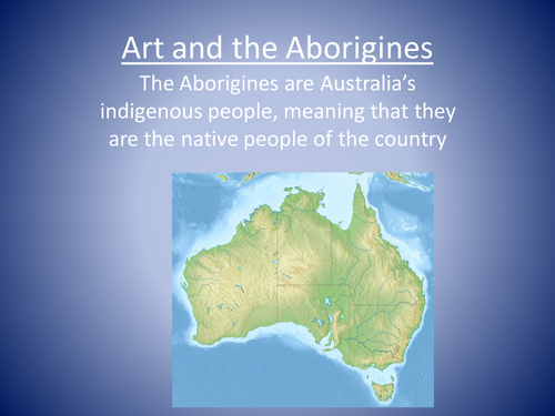 Aboriginal Art Lesson Plan and Powerpoint. | Teaching Resources
