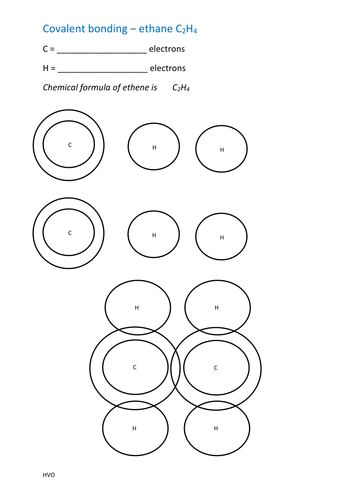 Covalent bonding worksheets for the new AQA GCSE 2018 | Teaching Resources