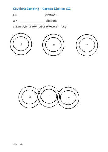 Covalent bonding worksheets for the new AQA GCSE 2018 | Teaching Resources