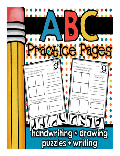Alphabet Practice | Teaching Resources