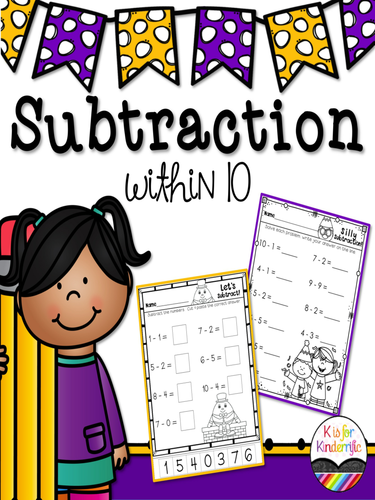 Subtraction within 10 | Teaching Resources