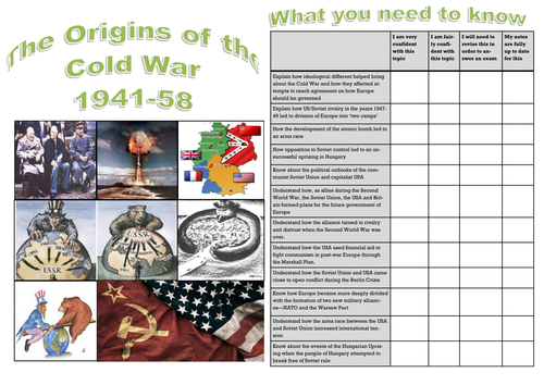 Edexcel GCSE History Super Power Relations and the Cold War | Teaching ...