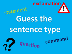Sentence Types - Year 2 Games and activity bundle! | Teaching Resources