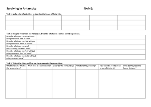 Language Paper 1 Question 5. Checklist of techniques to include ...