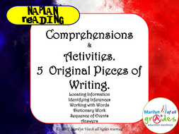 Comprehensions and Activities - Naplan Reading | Teaching Resources