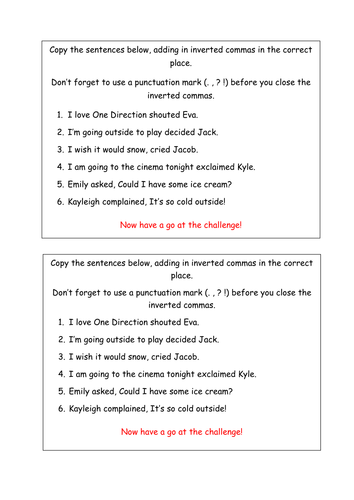 Great grammar lesson on inverted commas! | Teaching Resources