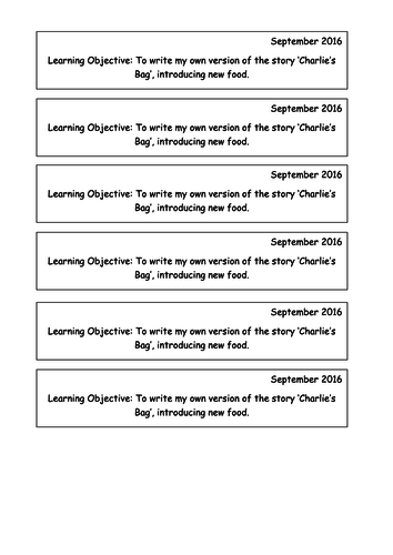 Charlie's Bag Yr2 KS1 Resources | Teaching Resources