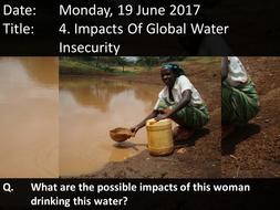 4. Impacts Of Global Water Insecurity | Teaching Resources