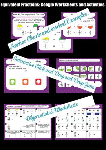 Equivalent Fractions – Interactive Worksheets and Activities with ...