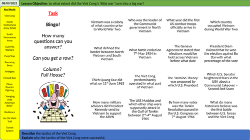 Viet Cong Guerrilla Tactics in the Vietnam War | Teaching Resources