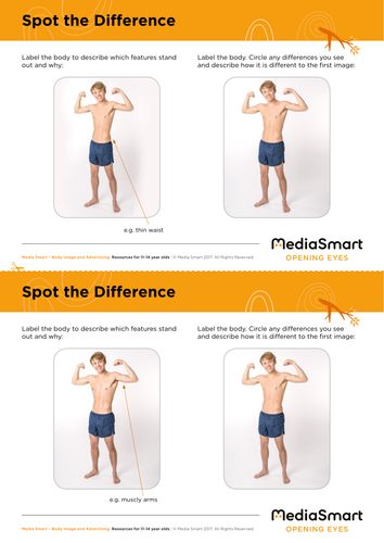 Body Image & Advertising (11-14 yrs) | Teaching Resources