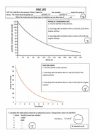 Half life, radioactivity and decay. half-life graphs, half-life maths ...