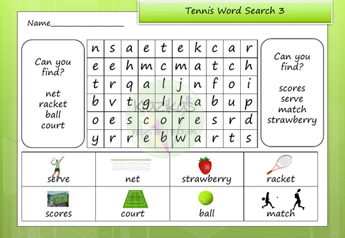 Wimbledon / Tennis Puzzle Pack | Teaching Resources