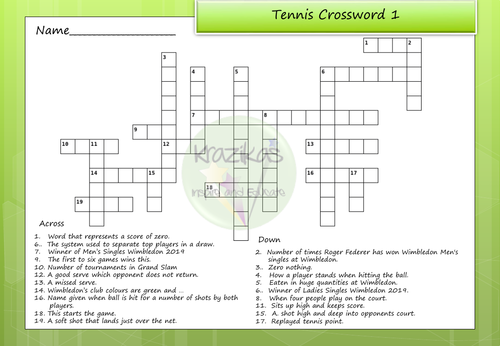 Wimbledon / Tennis Puzzle Pack | Teaching Resources