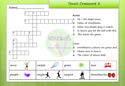 Wimbledon / Tennis Puzzle Pack | Teaching Resources
