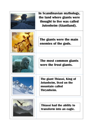 THE STOLEN HAMMER OF THOR NORSE MYTHS AND LEGENDS KS3 & KS4 ENGLISH ...
