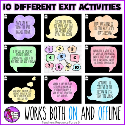Digital Interactive Exit Activities | Teaching Resources Digital Interactive Exit Activities | Teaching Resources