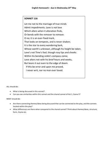 Romeo and Juliet: Act 1, Scene 5 - NEW AQA SPEC | Teaching Resources