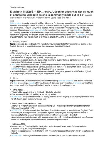 History A Level AQA the Tudors | Teaching Resources