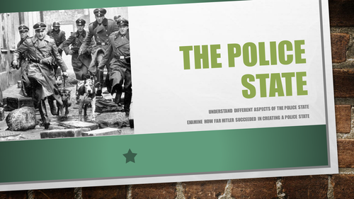 Weimar and Nazi Germany: 3.2 The police state | Teaching Resources