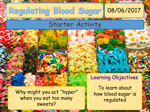 Control of Blood Sugar & Diabetes | Teaching Resources