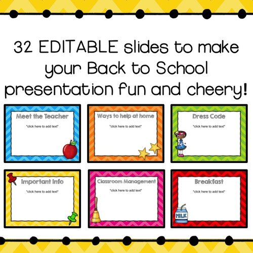 Back to School Powerpoint | Teaching Resources