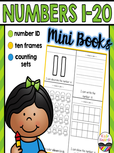 Numbers 1-20 Mini-Books | Teaching Resources