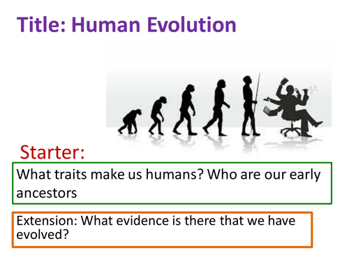 Human Evolution | Teaching Resources