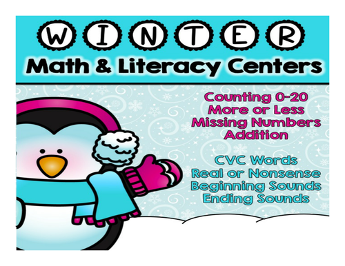 Winter Literacy and Math | Teaching Resources