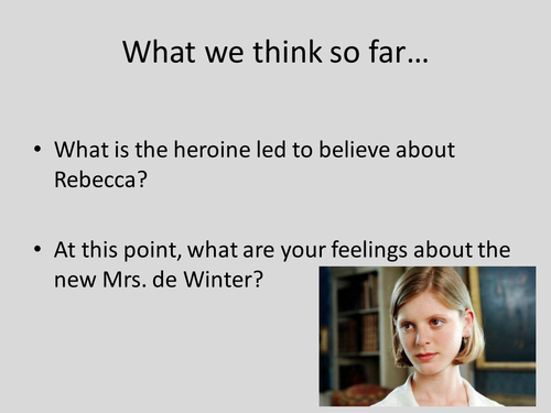 'Rebecca' by Daphne du Maurier A and AS Level Literature AQA | Teaching ...